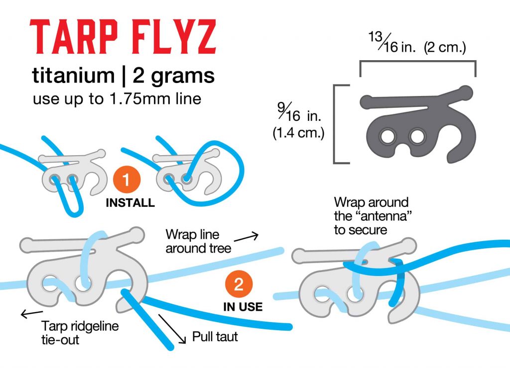 Tarp Flyz - Hammock Hardware & Ridgelines