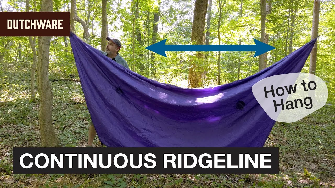 Continuous Ridgeline - Hammock Tarp Ridgeline | Dutchware